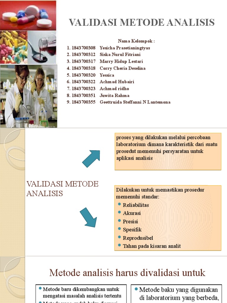 Validasi Metode Analisa | PDF