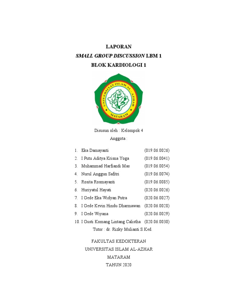 Laporan SGD 4 LBM 1 Pengenalan Sistem Organ | PDF