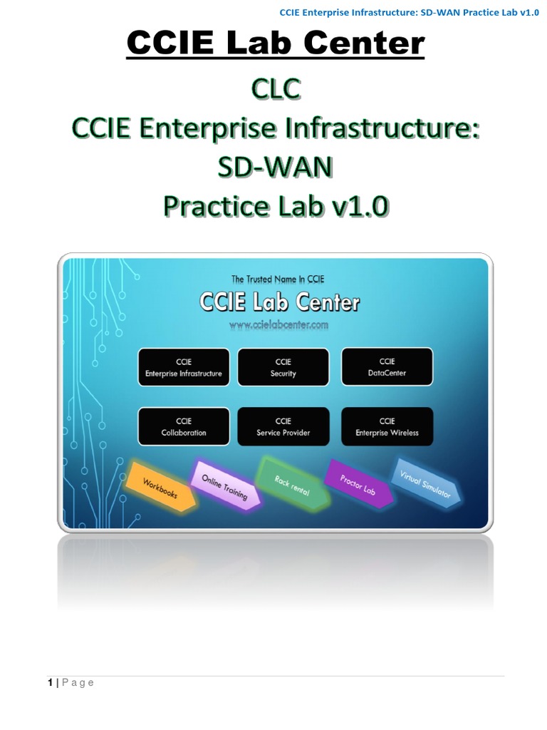 CLC CCIE EI SD-Wan Lab v1.0 - Full Solution | PDF | Ip Address | Router ...