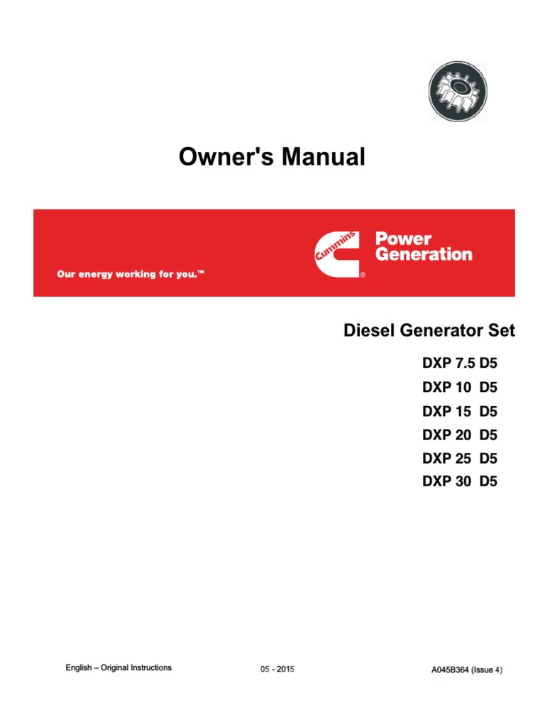 Owner's Manual: Diesel Generator Set | PDF | Lubricant | Radiator
