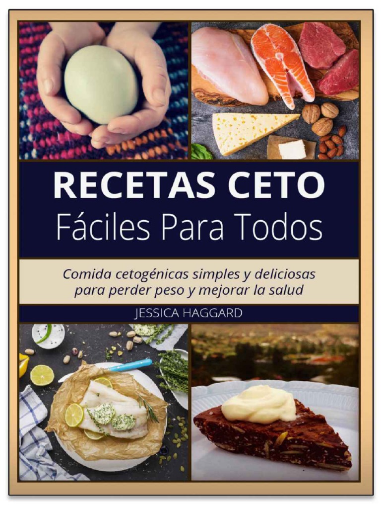 Recetas Ceto Faciles para Todos - Jessica Haggard | PDF | Cetosis | Dieta