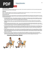 Knee Exercises-OrthoInfo - AAOS | PDF | Foot | Knee
