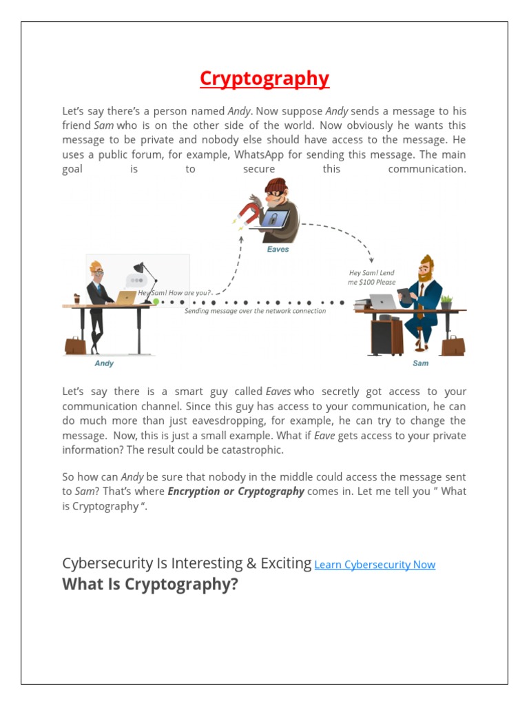 What Is Cryptography? | PDF | Cipher | Cryptography
