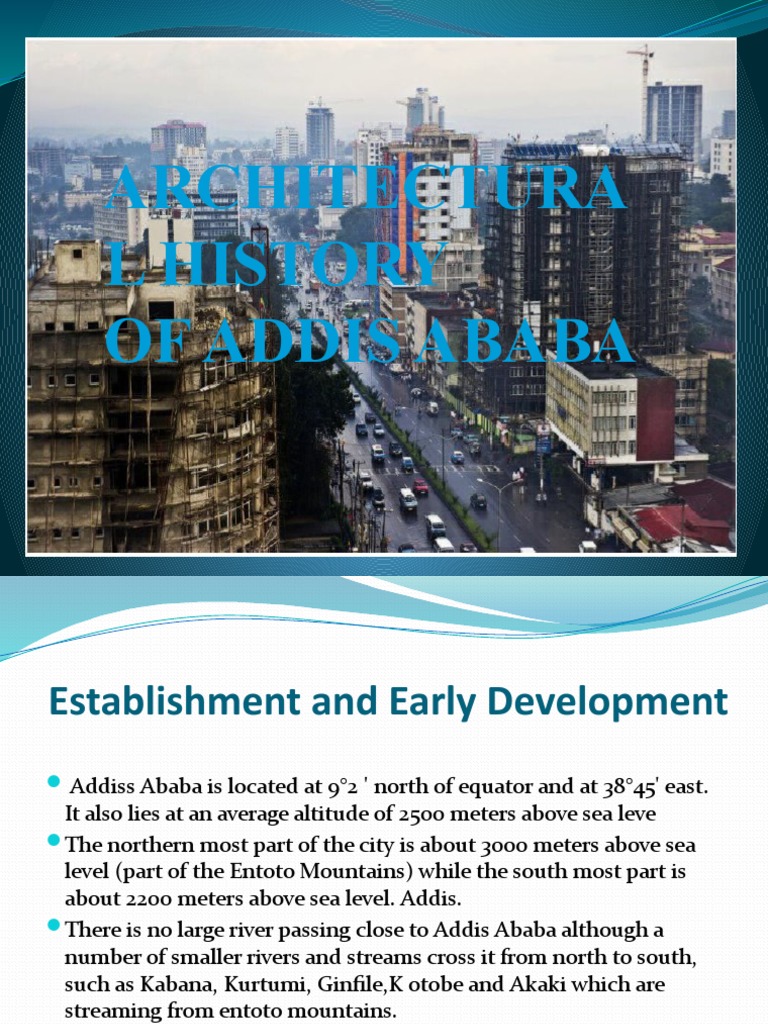 Architectura L History of Addis Ababa | PDF | Ethiopia