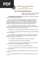 Lei 10216 | PDF | Saúde Mental | Psiquiatria