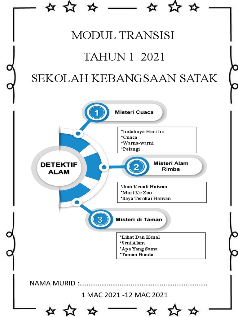 Modul Transisi Tahun 1 PDPR Fasa 3 | PDF