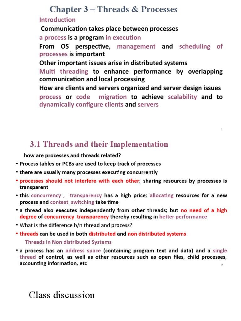 Chapter 3, Process | PDF | Thread (Computing) | Process (Computing)