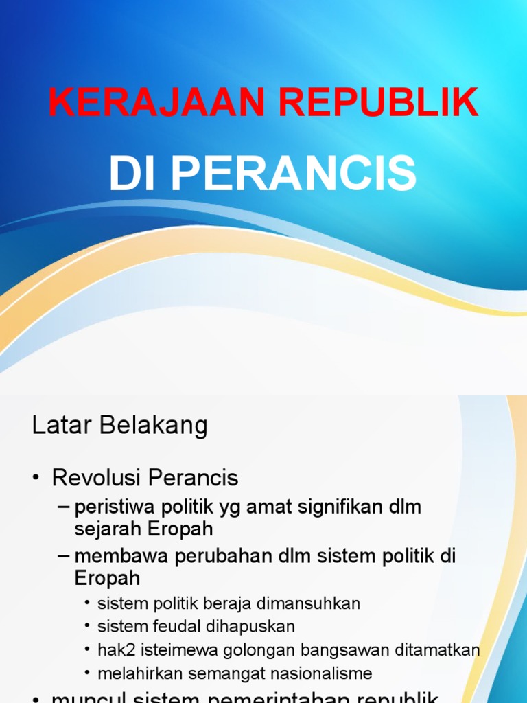 Kerajaan Republik Perancis | PDF