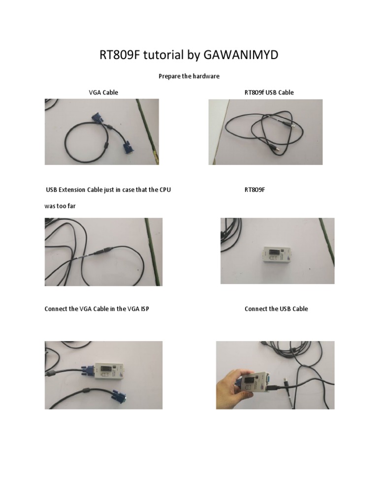 RT809F TV Repair Tutorial Guide | PDF | Computers