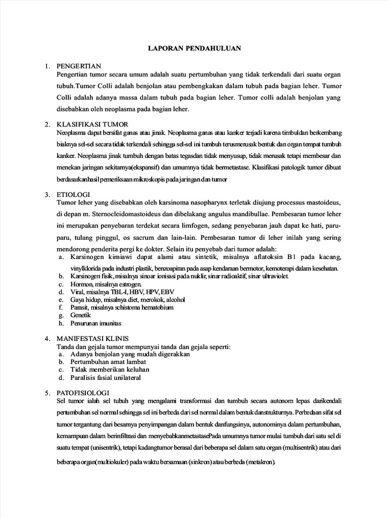 PDF LP Tumor Colli DL | PDF