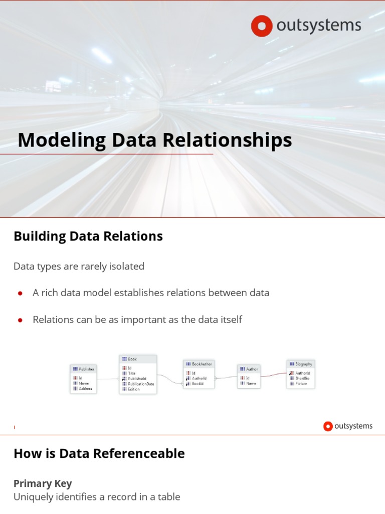 Modeling Data Relationships With Outsystems | PDF | Relational Database | Information Retrieval