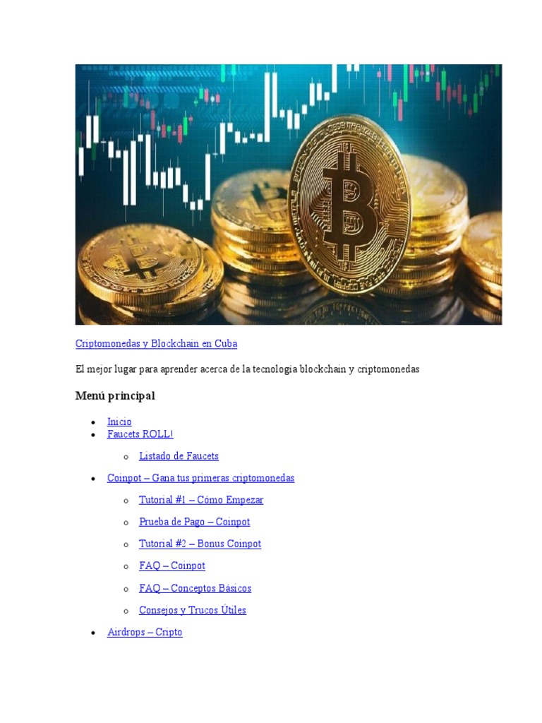 Introducción a las criptomonedas y la tecnología blockchain en Cuba ...