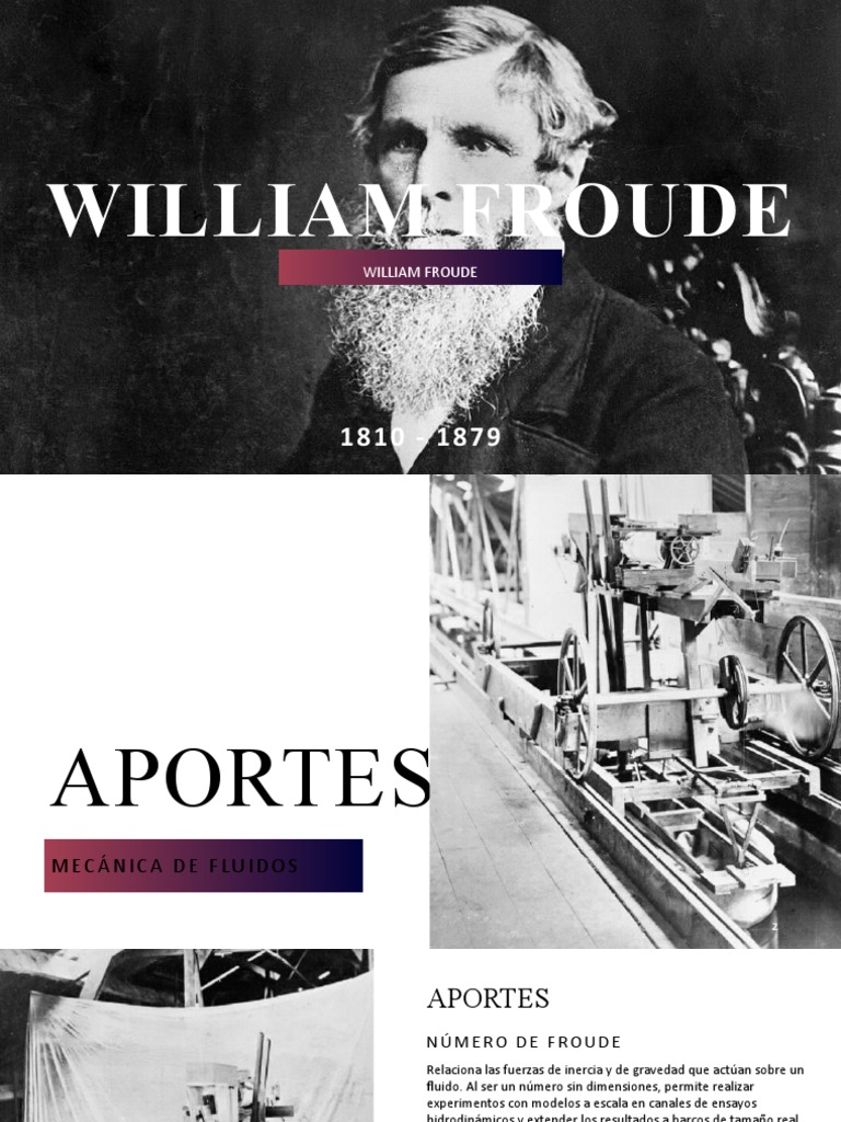 William Froude | PDF | Dinámica (Mecánica) | Fuerza