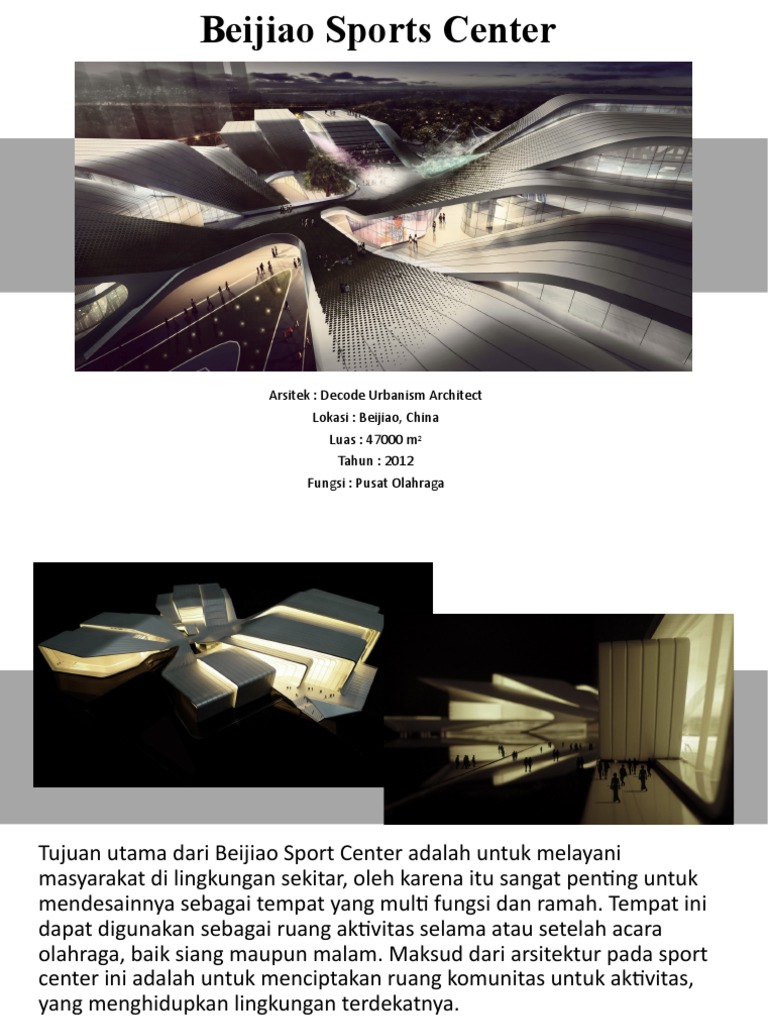 Beijiao Sports Center | PDF