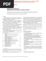 Astm C1396 C1396M-17 | PDF | Drywall | Plaster