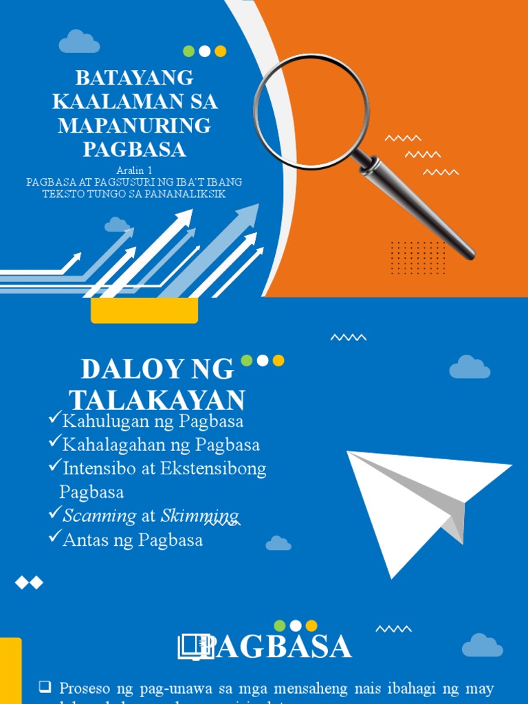 1 Batayang Kaalaman Sa Mapanuring Pagbasa | PDF