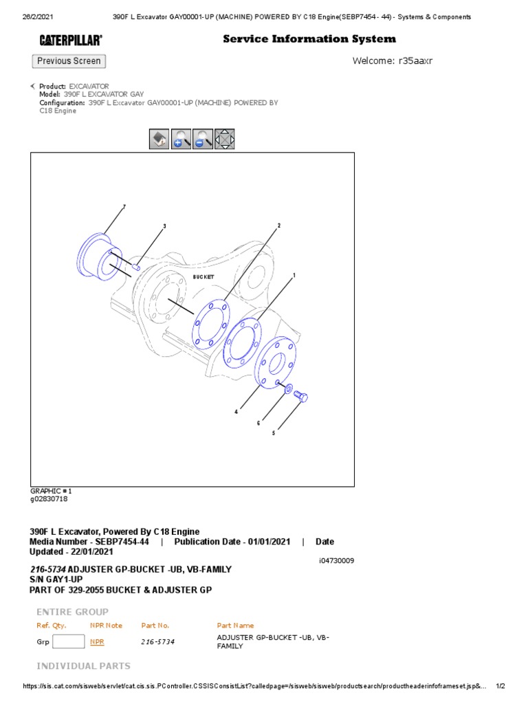 390F L Excavator ADJUSTER BUCKET | PDF | Industrial Equipment ...