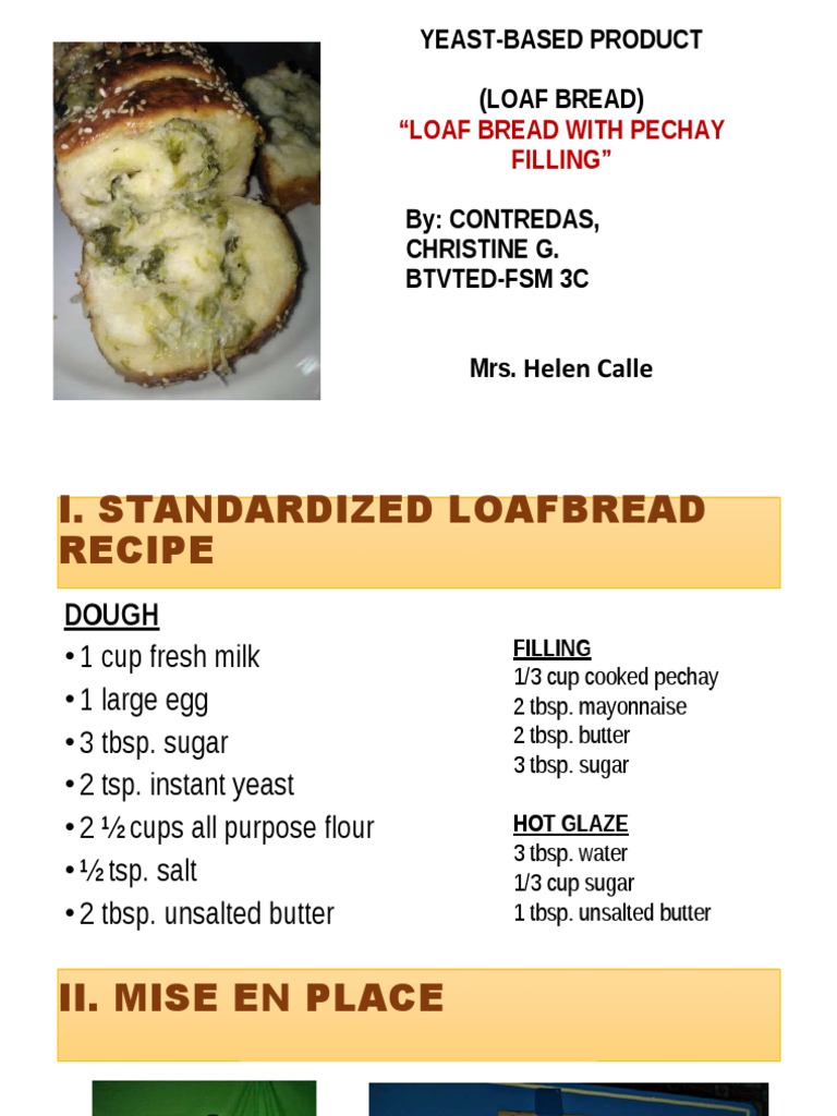 Basic Baking (Own Recipe) | PDF | Dough | Breads