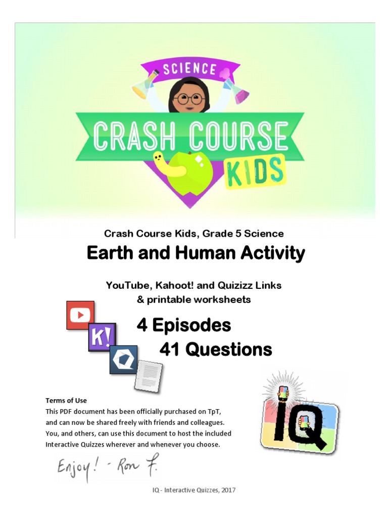 Crash Course Kids: Earth Science Quizzes | PDF | Water | Nature