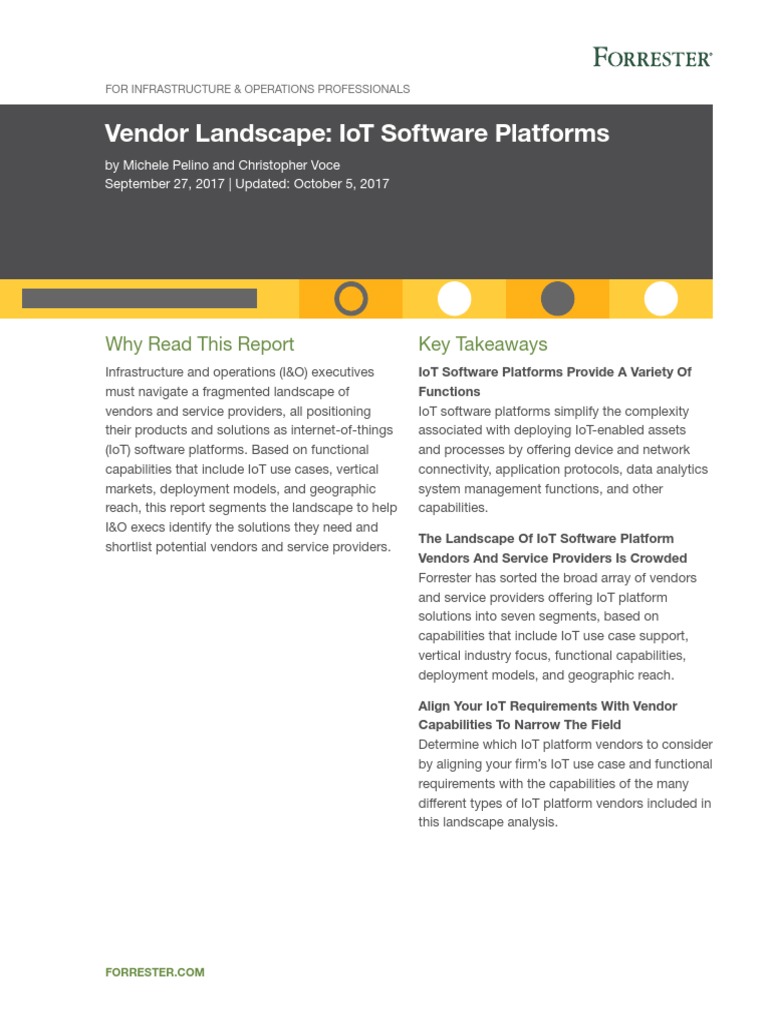 Forrester-IoT Software Platforms | PDF | Internet Of Things | Cloud ...