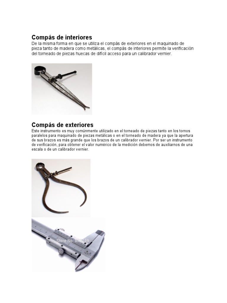 Compas de Interiores | PDF | Instrumento de medición | Equipo