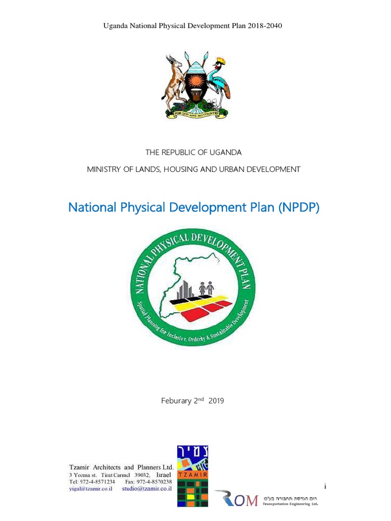 Final National Physical Development Plan | PDF | Infrastructure ...