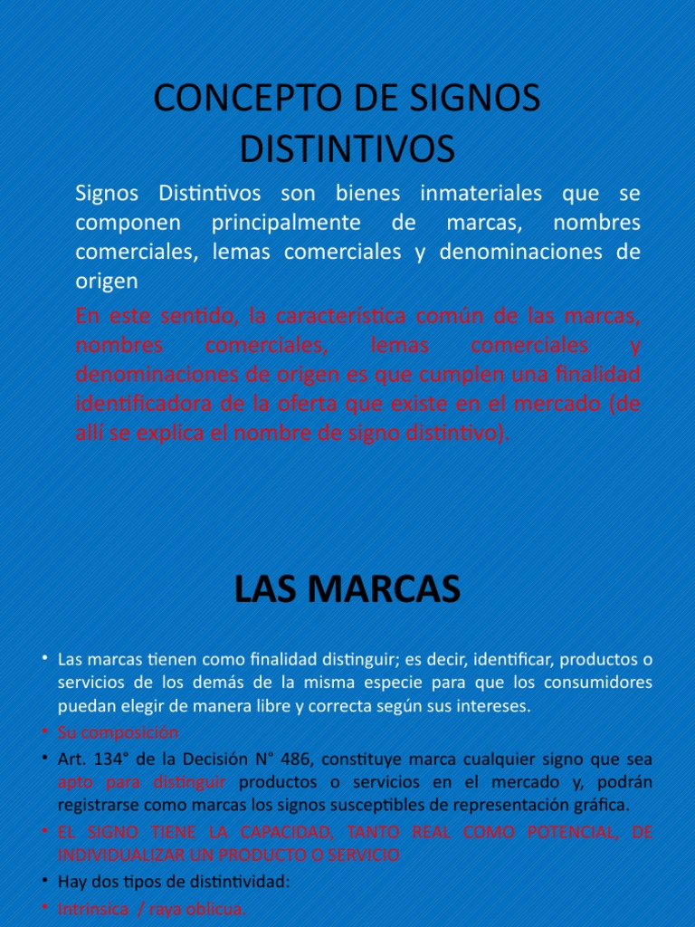 Signos Distintivos y Marcas | PDF | Marca comercial | Marca