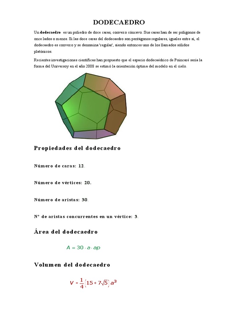 DODECAEDRO | PDF