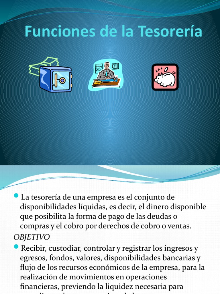 Funciones de La Tesorería | PDF | Bancos | Dinero