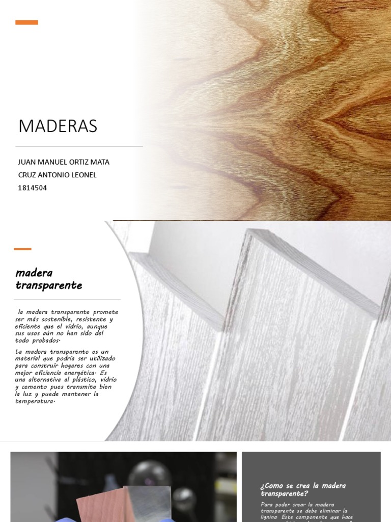 Maderas - Madera Transparente | PDF
