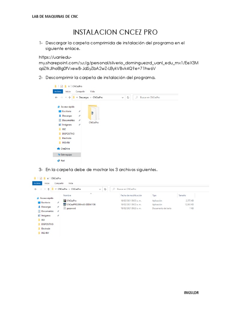 CNCez PRO | PDF | Archivo de computadora | Ventana (informática)