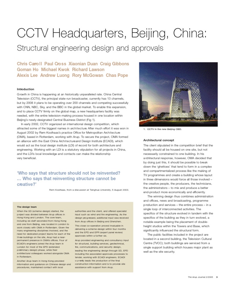 ARUP Structural Engineering Design | PDF | Deep Foundation ...