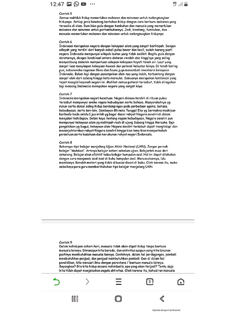 Contoh Paragraf Deduktif | PDF