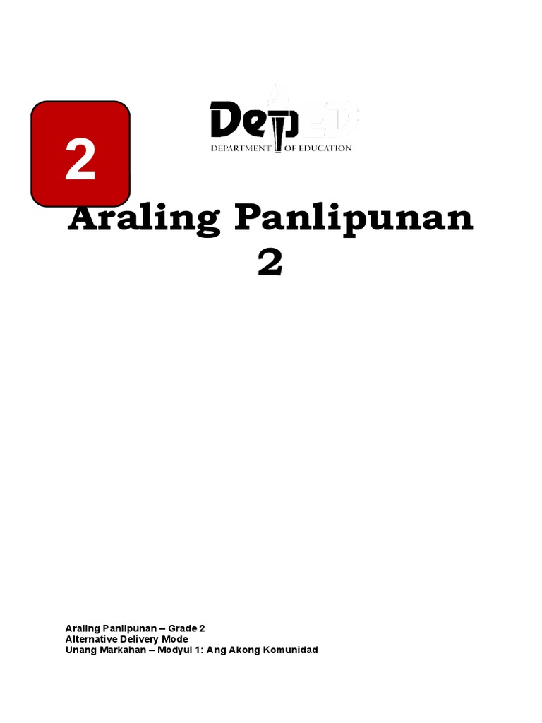 Aral. Pan. Module 1 (Week 1) | PDF