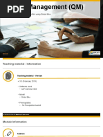 SAP QM - Quality Info Records | PDF | Procurement | Computing