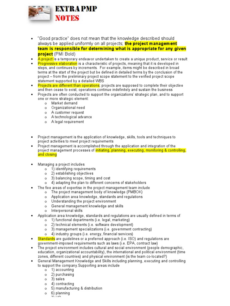 Extra Notes | Download Free PDF | Project Management | Leadership