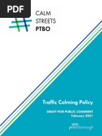 Traffic Calming Guidelines | PDF | Traffic | Road