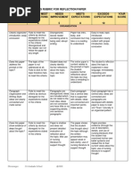 Rubrics For Position Paper | PDF | Grammar | Rubric (Academic)