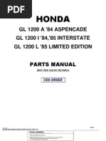 Honda Goldwing Color Codes by Year | PDF | Red | Color