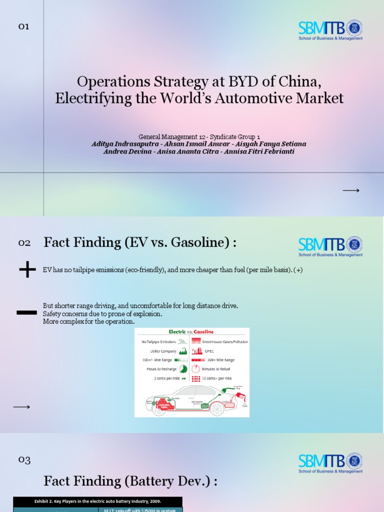BYD's Electric Vehicle Strategy Overview | PDF | Electric Vehicle ...