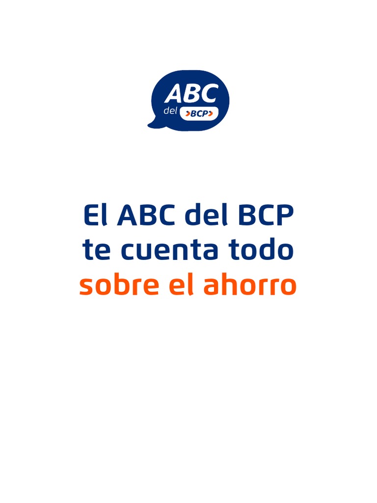 Guia Abc BCP 02 | PDF | Ahorro | Tarjeta de débito