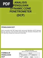 Pedoman Uji CBR dengan DCP | PDF