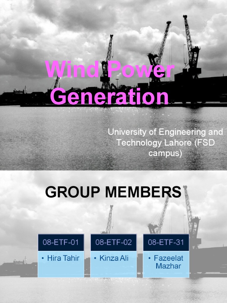 Wind Power Generation Overview | PDF | Wind Power | Wind Turbine