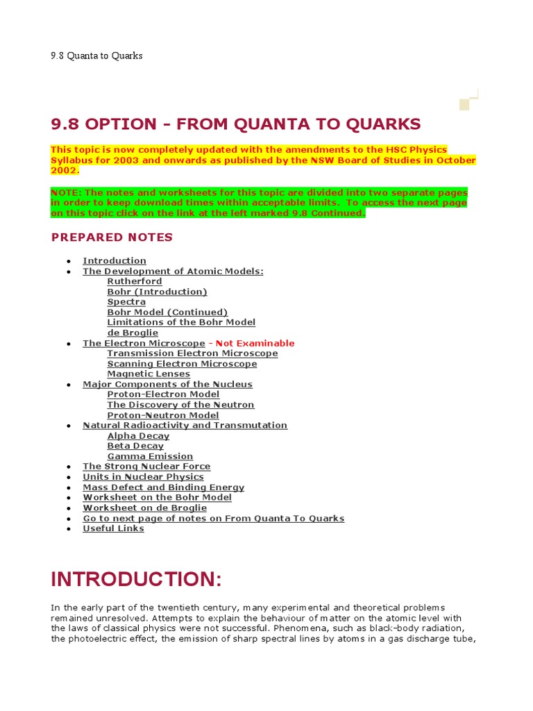 Q To Q Notes | PDF | Atomic Nucleus | Neutron