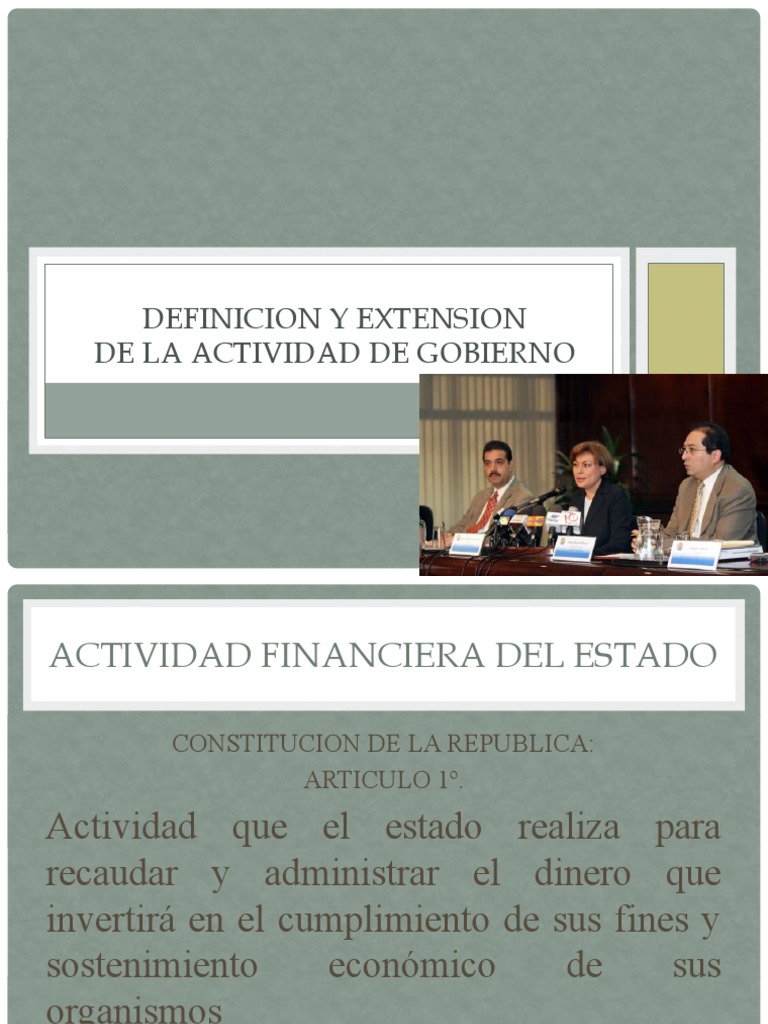Definicion y Extension | PDF | Estado (política) | Administración Pública