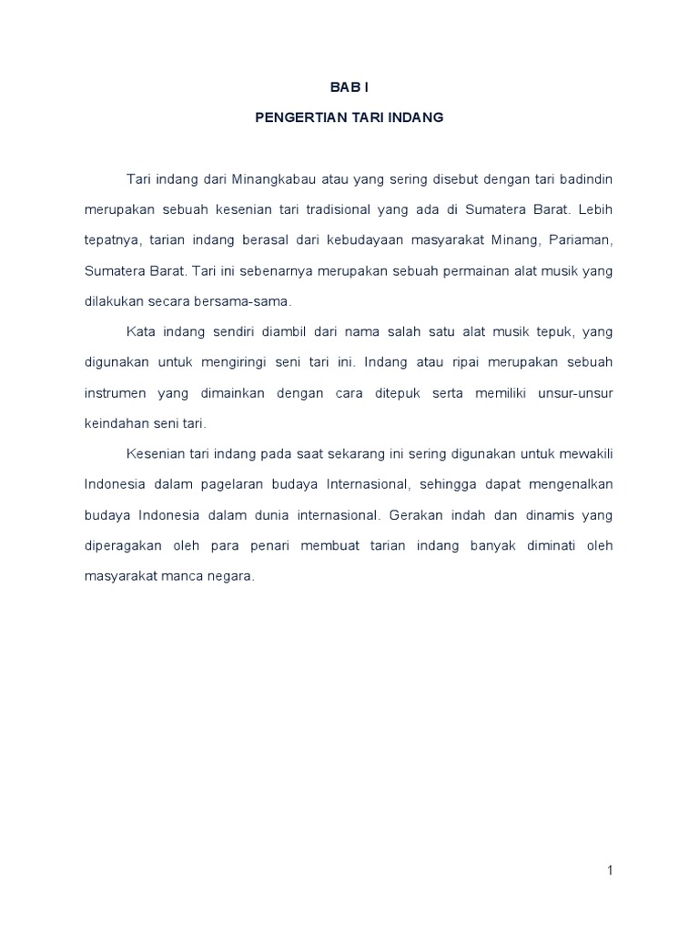 Tari Indang | PDF | Seni | Puisi