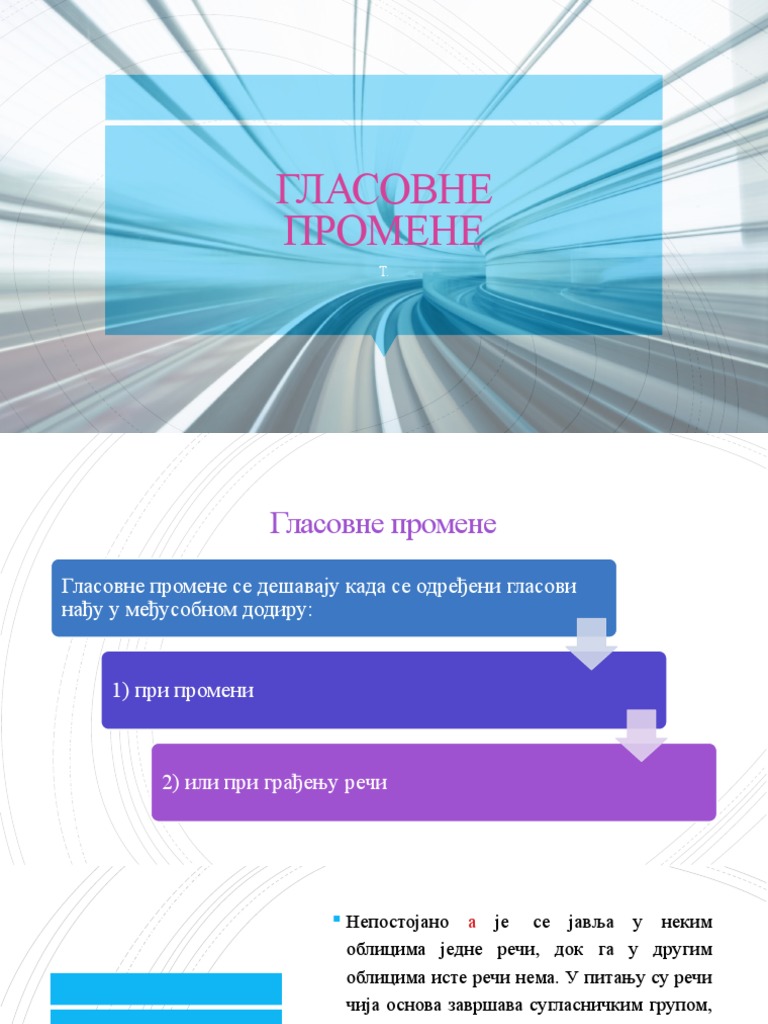 Glasovne Promene | PDF