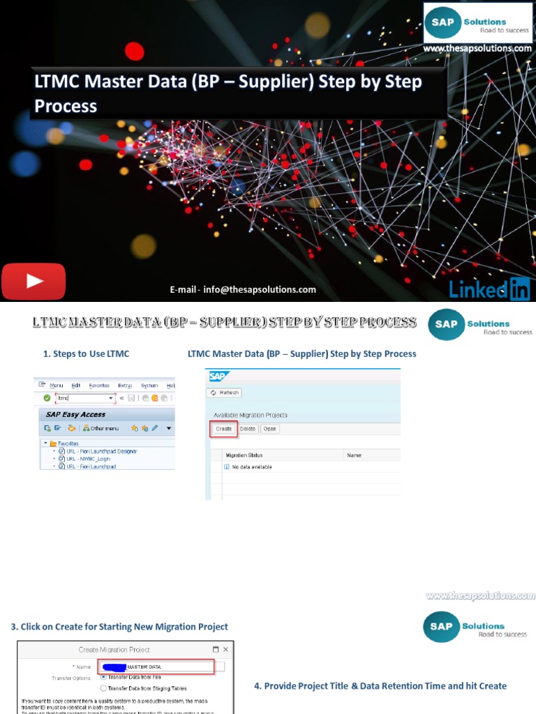 LTMC Master Data (BP - Supplier) Step by Step Process | PDF | Information Technology ...