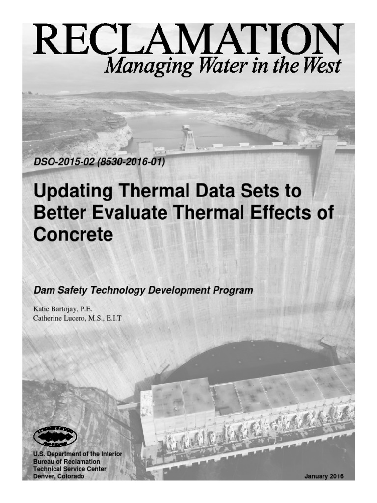RECLAMATION - Better Evaluate Thermal Effects of - Concrete | PDF ...