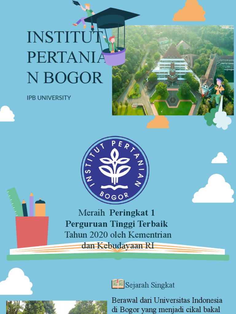 Sejarah dan Fasilitas IPB University | PDF
